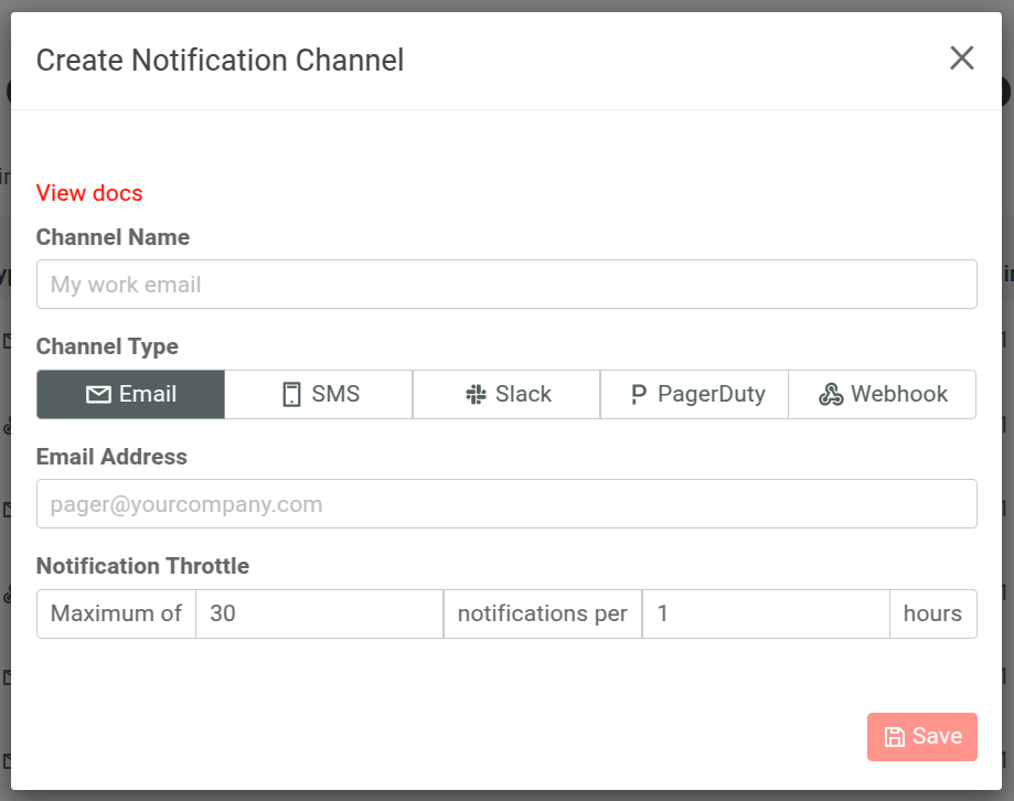 Creating Notification Channels Moesif Docs