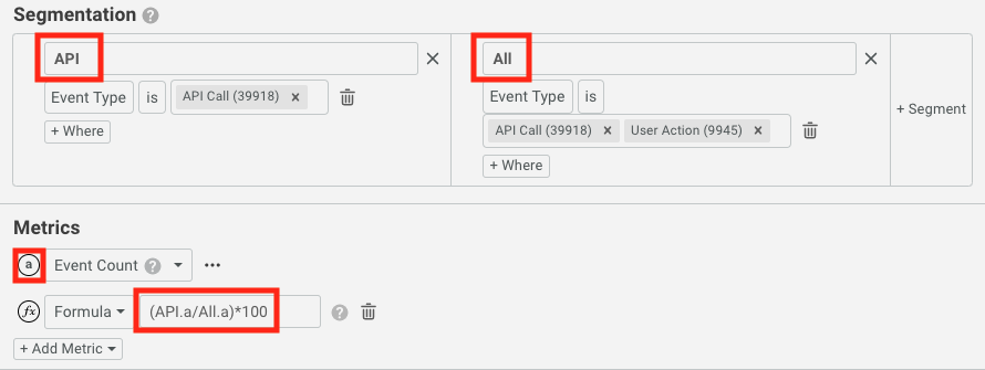 Segmentation Reports Moesif Docs