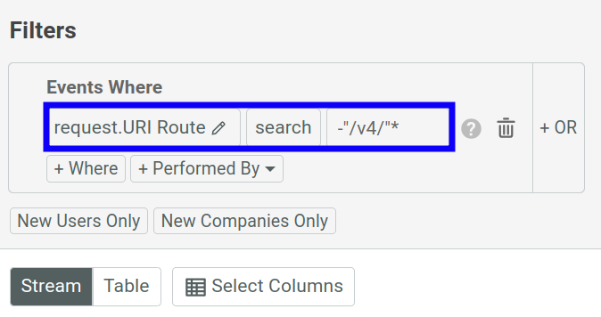 Reference Analytics Filters Moesif Docs