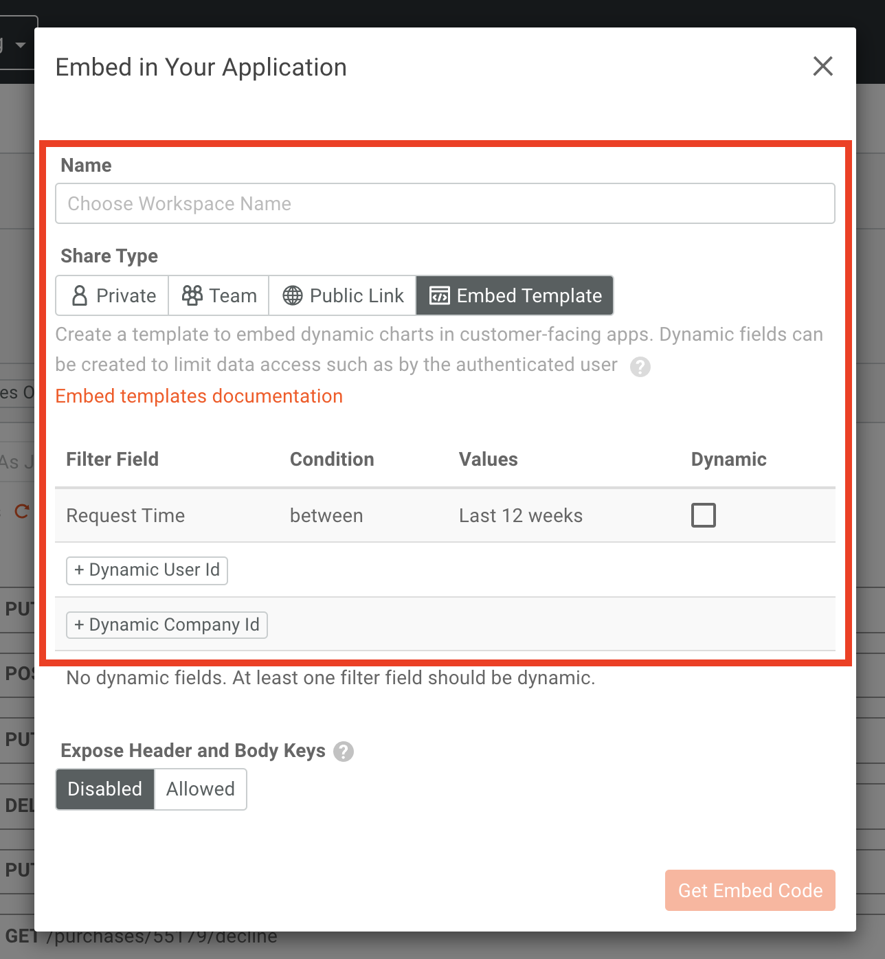 Creating and Using Templates | Moesif Docs