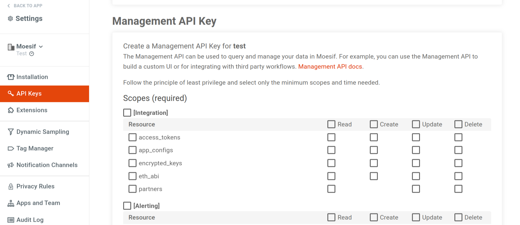 Managing Embedded Templates Moesif Docs