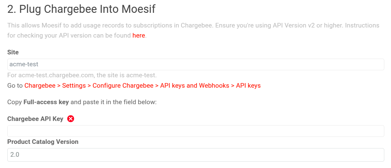 Integrating with Chargebee | Moesif Docs