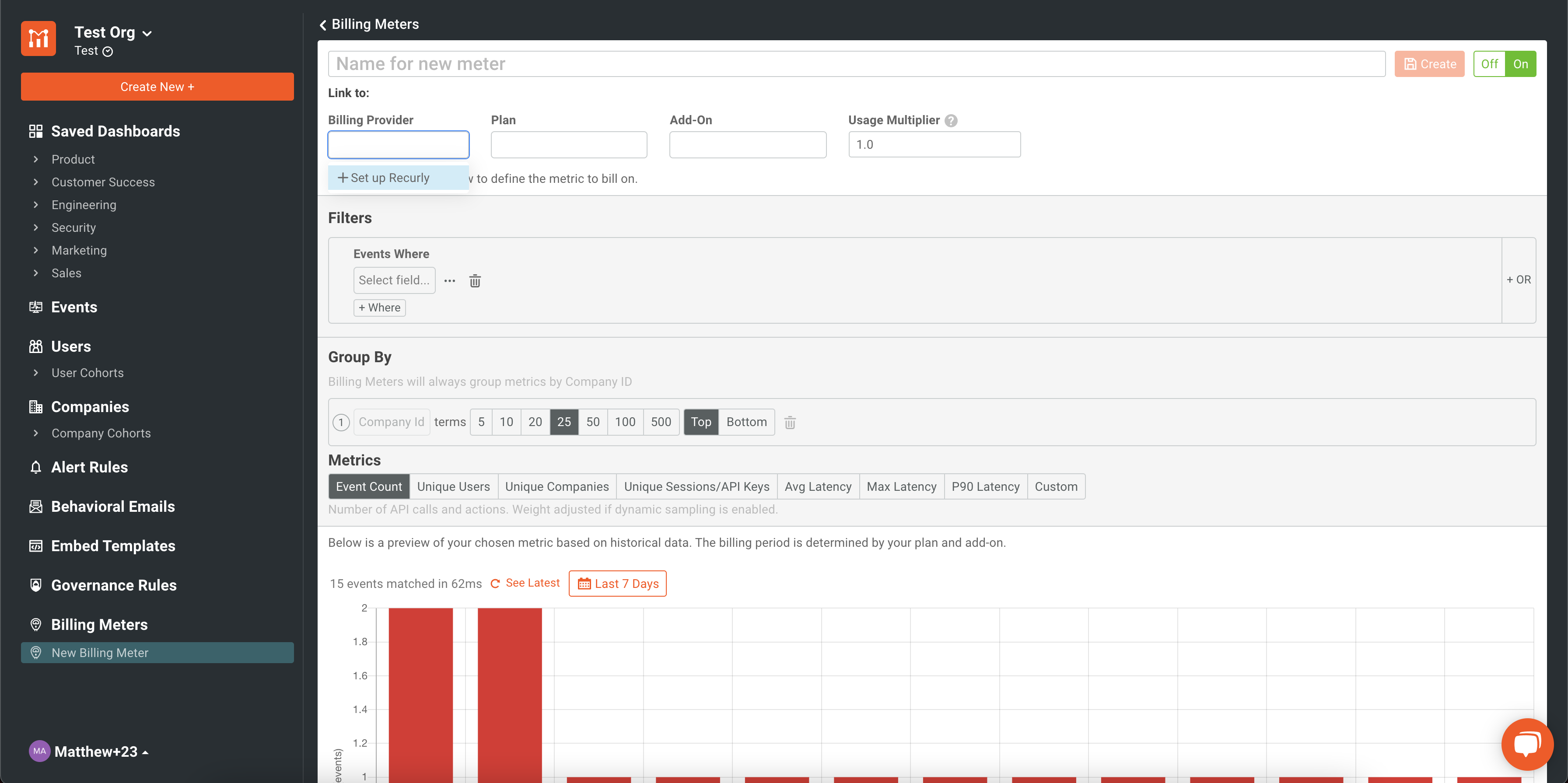 Integrating with Recurly | Moesif Docs
