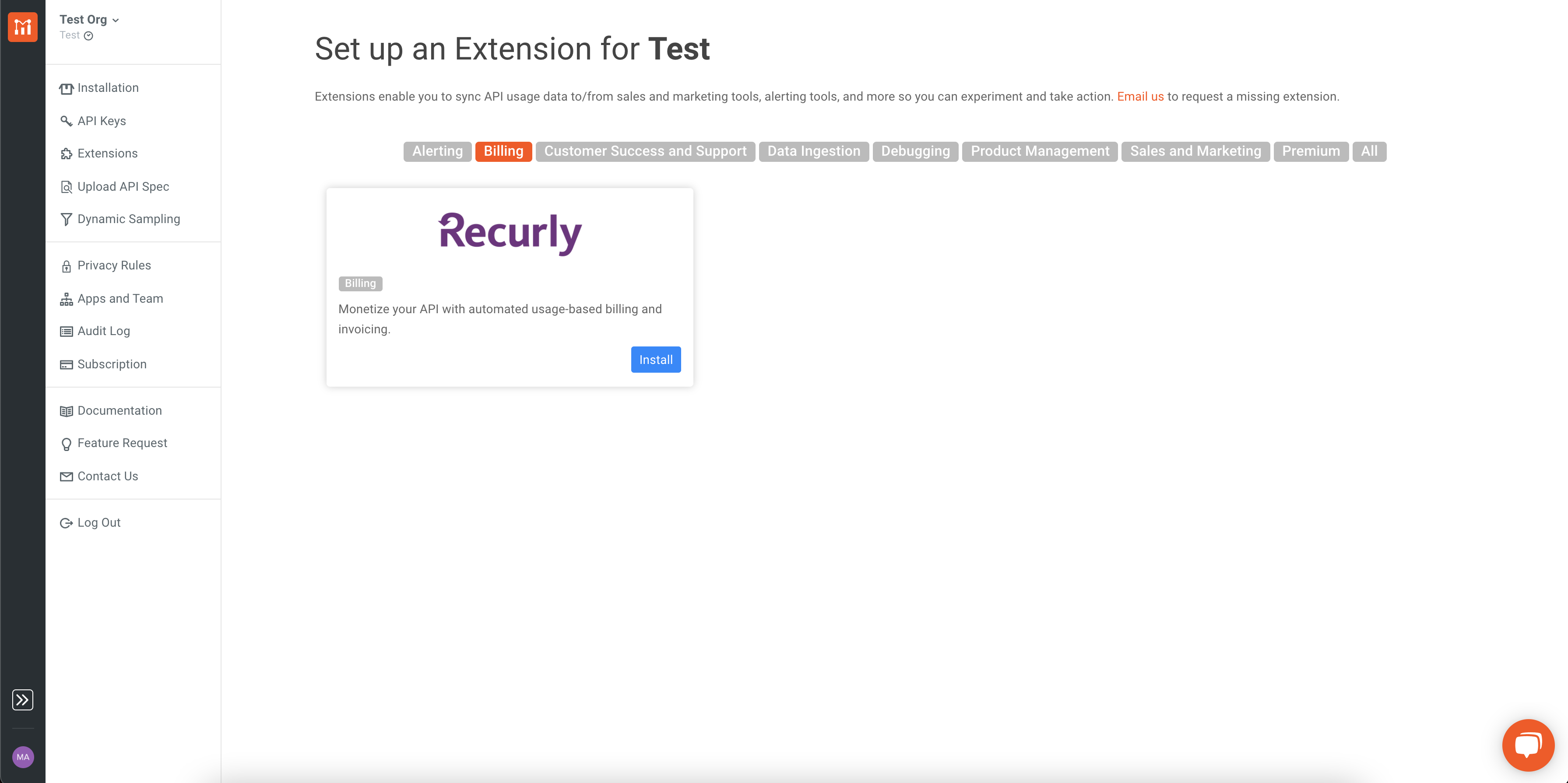 Integrating with Recurly | Moesif Docs