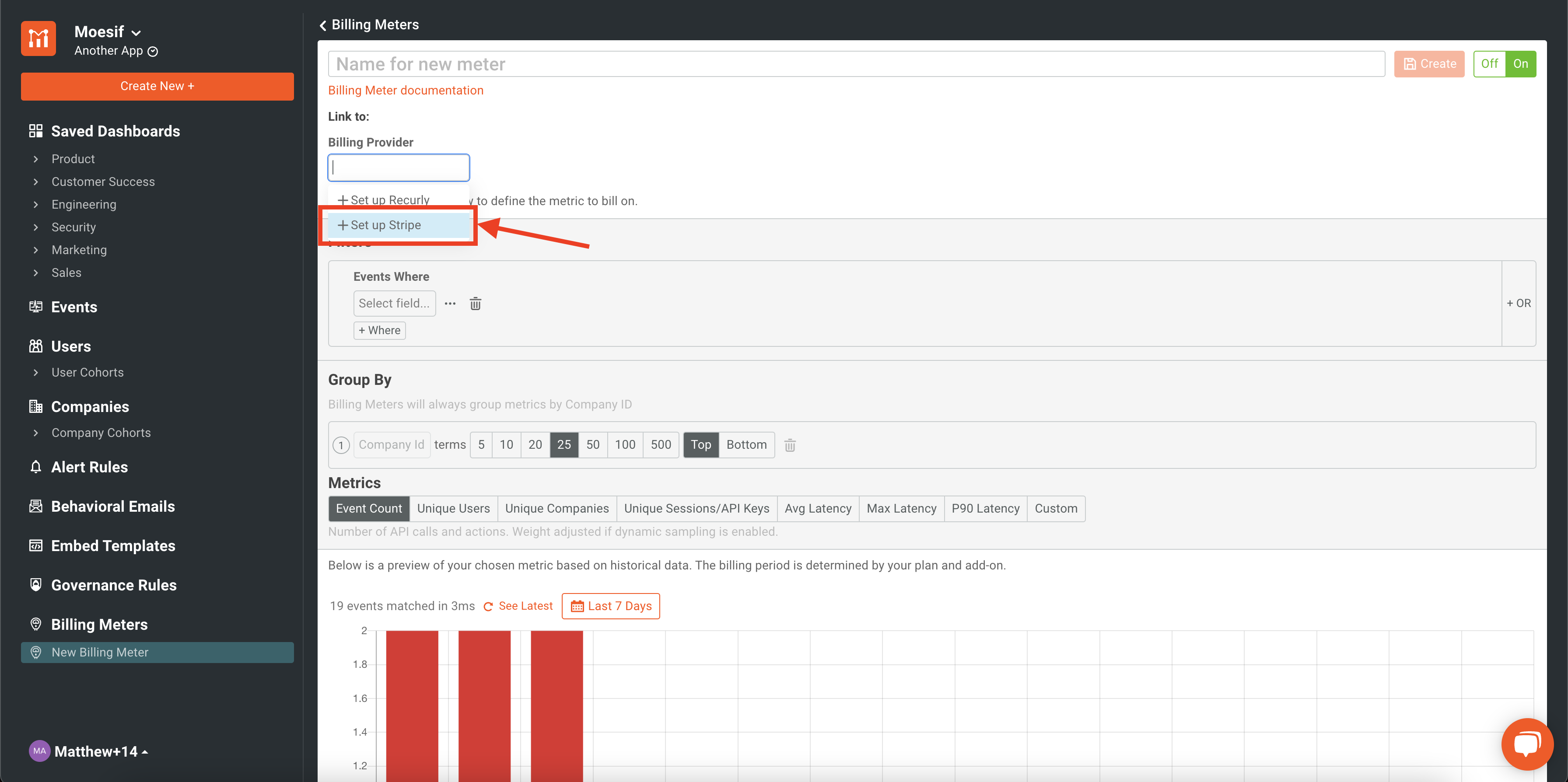 Integrating with Stripe | Moesif Docs