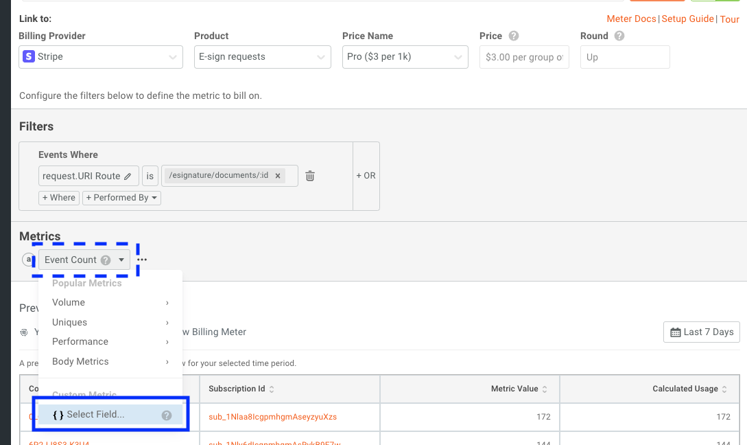 Creating Billing Meters | Moesif Docs Creating Billing Meters | Moesif Docs
