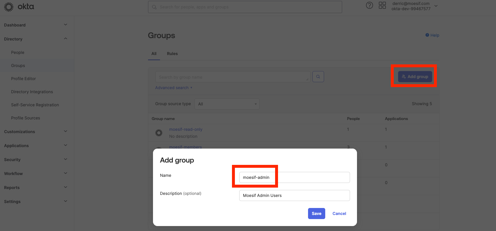 Single Sign-On: Okta (OIDC) | Moesif Docs