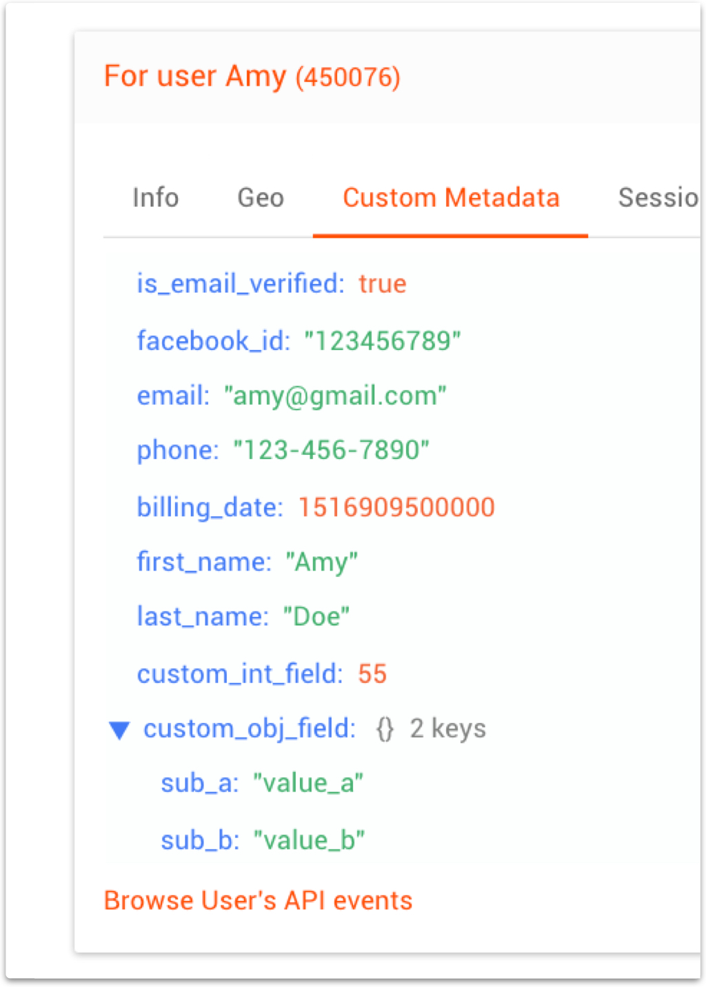 User Profiles | Moesif Docs