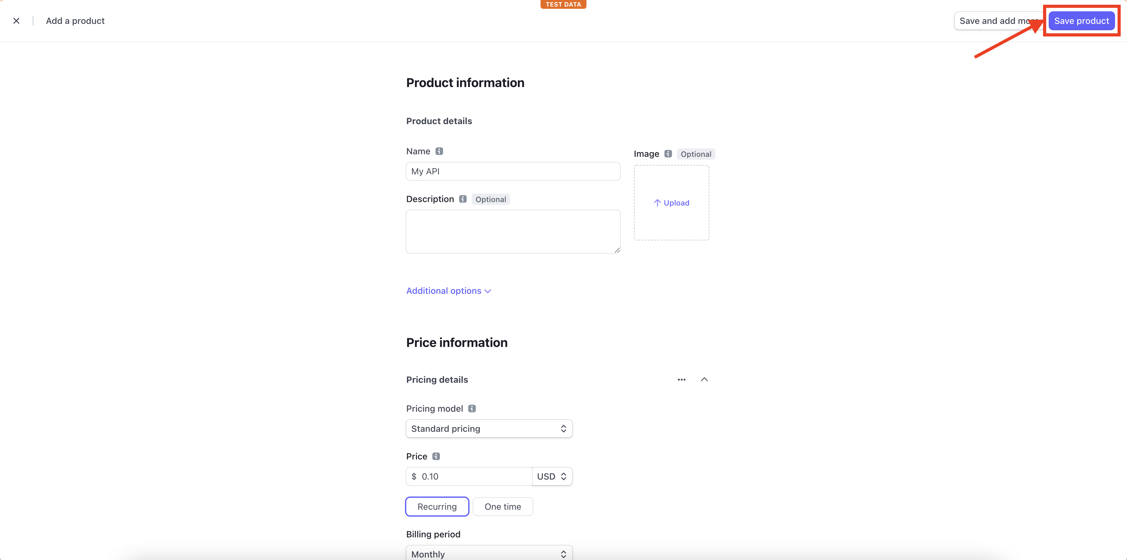 Creating a Billing Meter With Stripe | Moesif Docs
