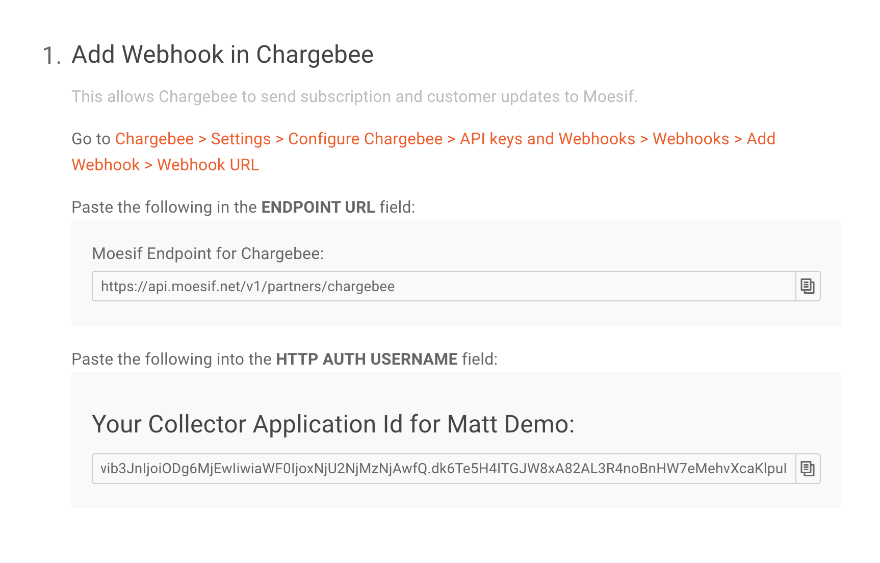 Creating a Billing Meter With Chargebee | Moesif Docs