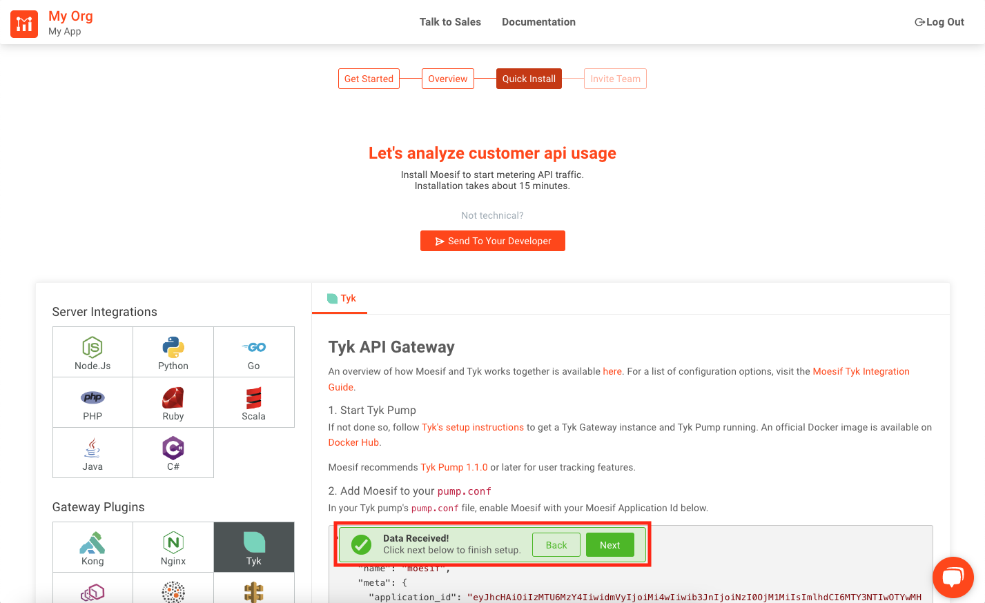 Integrating with Tyk API Gateway | Moesif Docs Integrating with Tyk API Gateway | Moesif Docs