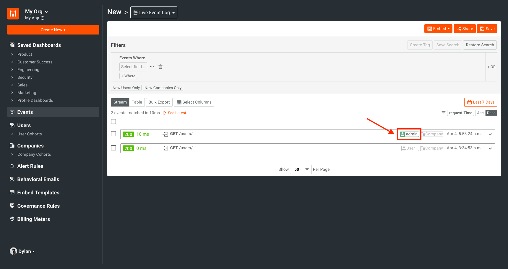Tracking API calls by User ID in Django | Moesif Docs